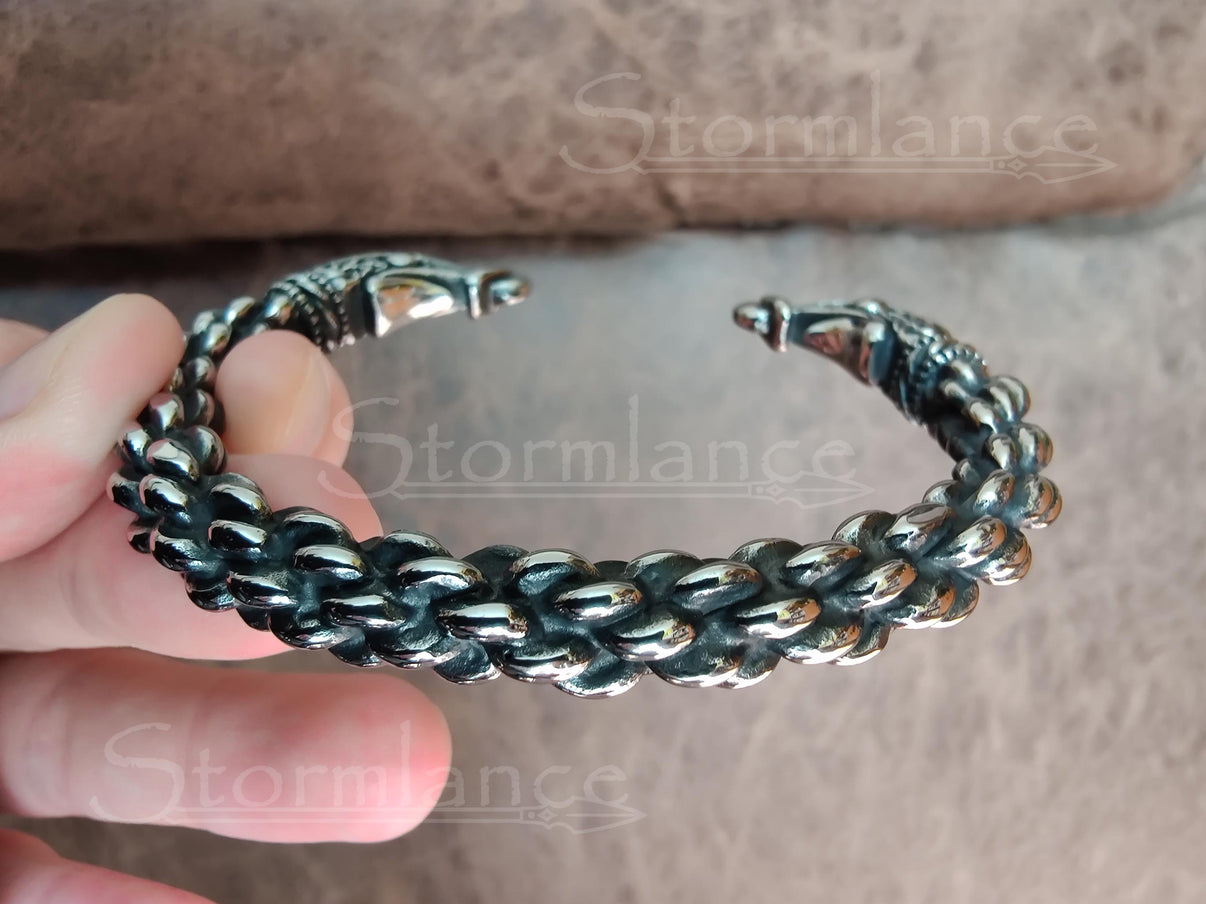 Ragnar Lothbrok Arm Ring, Stainless Steel – Stormlance